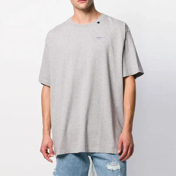 Off-White Arrows Oversized Short-sleeved T-shirt - Grey