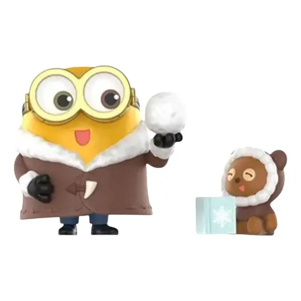 POP MART Minions Bedtime Stories Bob And Tim Figures Arctic Survival Guide - Multi-color