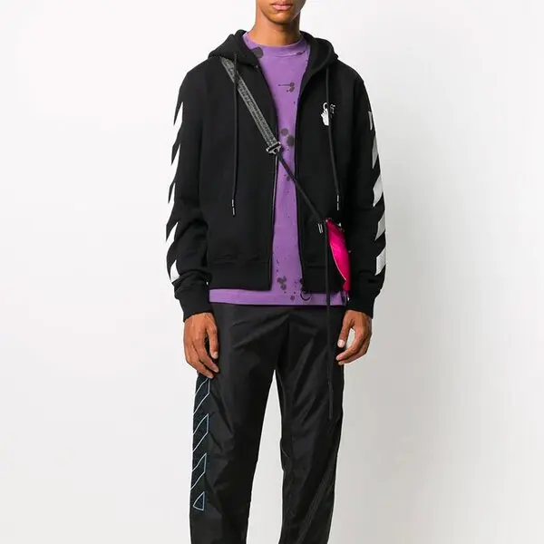 Off-White Hands Arrow Zip-up Hoodie