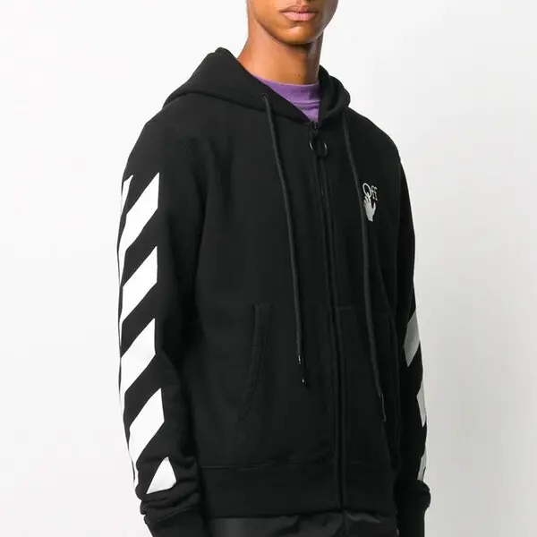 Off-White Hands Arrow Zip-up Hoodie