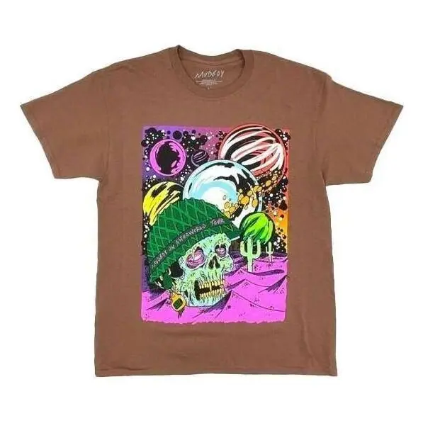 TRAVIS SCOTT Cactus Jack X Sheck Wes Udboy On Astroworld Tour T-shirt - Brown