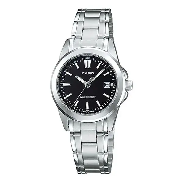 Casio Stainless Steel Quartz Watch - Default Color