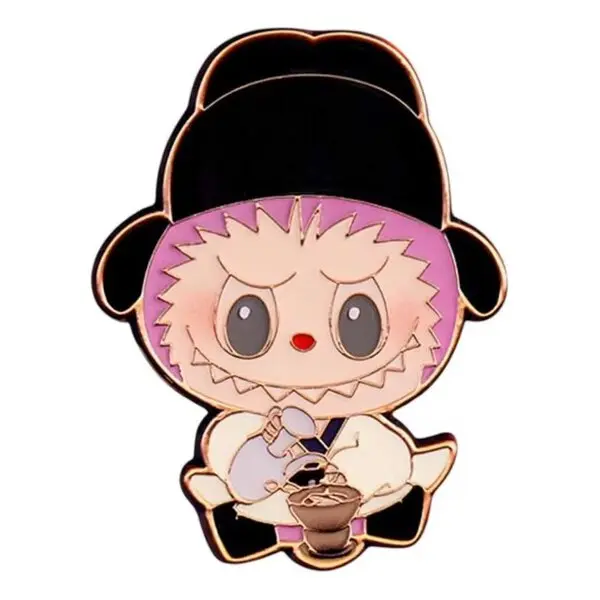 POP MART The Monsters Labubu Let's Have Fun Together Badge - Multi-color