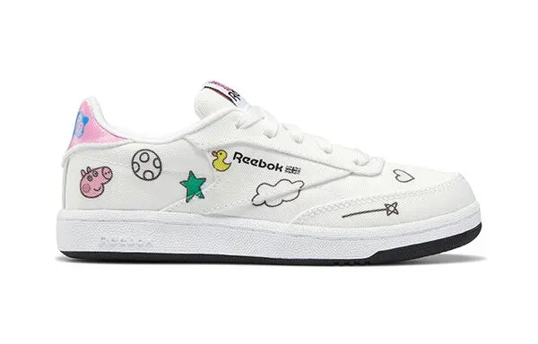 REEBOK Peppa Pig X Club C Slip-on Sneakers