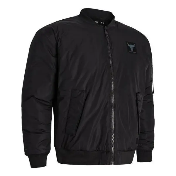 Under Armour Project Rock Bomber Jacket - Black/iridescent