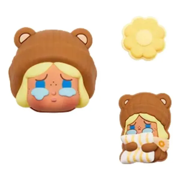POP MART Pop Bean Fluffy And Cozy Decorative Charm 'crybaby Fuzzy Bear - Multi-color