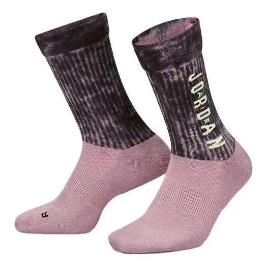 JORDAN Legacy Sport Dna Tie Dye Alphabet Crew Socks - Multi-color