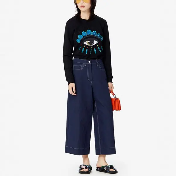Kenzo Pullover Hoodie With Graphic Detail