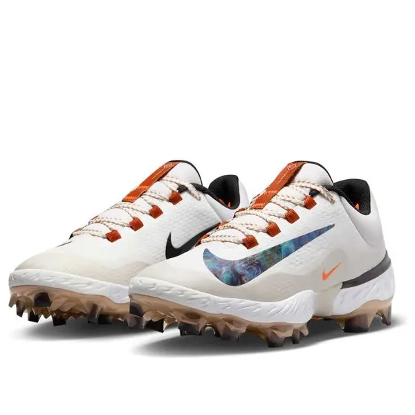 Nike Alpha Huarache Elite 4 Low Mcs Athletic Sneakers - Summit White/phantom/dark Russet