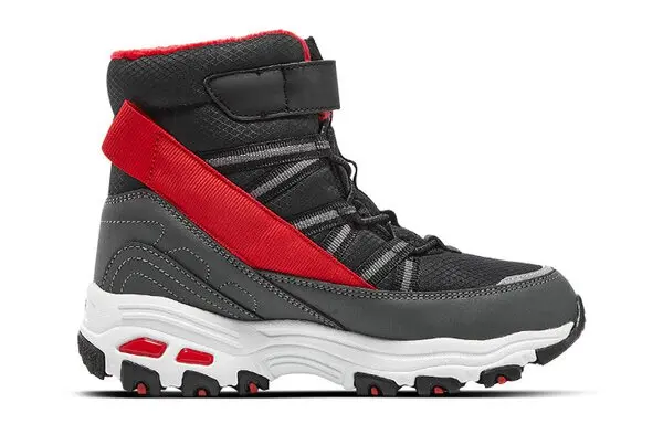 Sketchers D'lites Lace-up Boots With Hook-and-loop Closure
