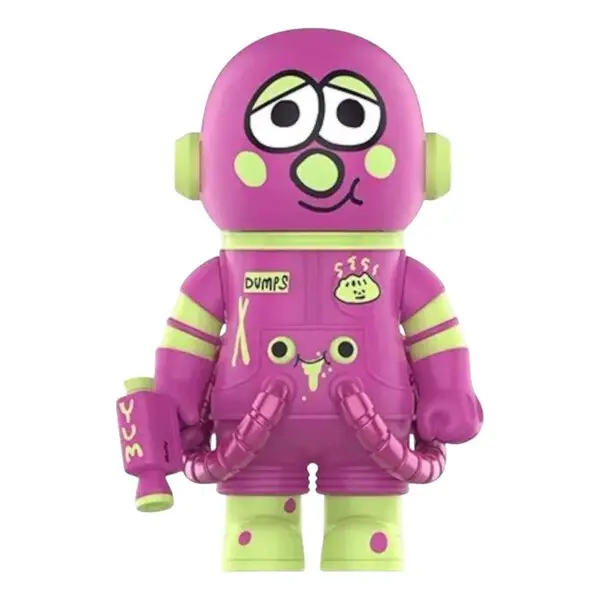 POP MART Mega Space Molly 400% Jon Burgerman Space Cadets "dumps - Multi-color