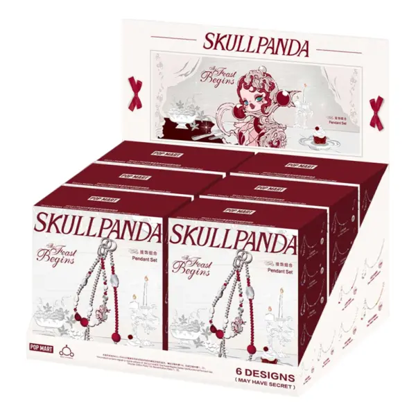 POP MART Skullpanda The Feast Begins Series Multifunctional Pendant Sealed Cases - Multi-color