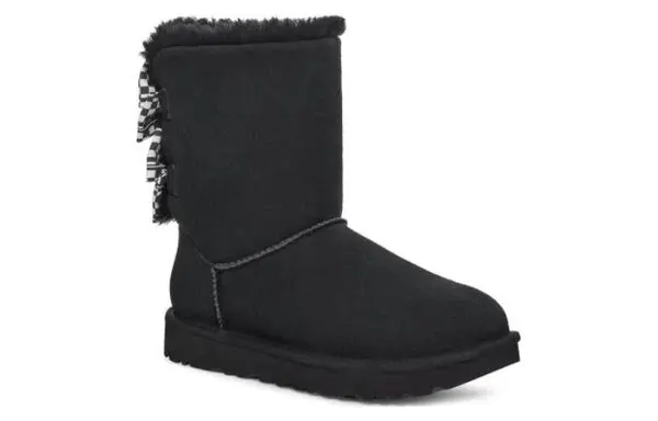 UGG Checkered Bow Boots
