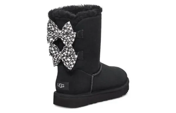 UGG Checkered Bow Boots