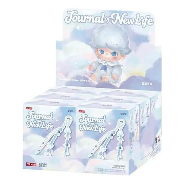 POP MART Dimoo Journal Of New Life Series Decorative Charm Blind Box Sealed Cases - Multi-color