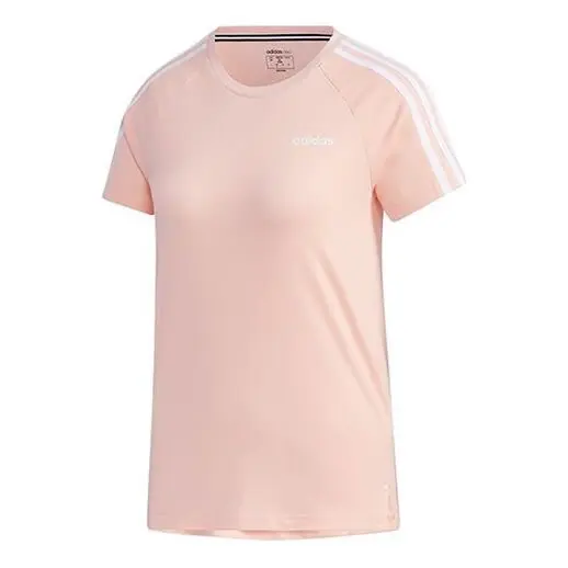 Adidas Neo Essential 3-stripes Short Sleeve T-shirt - Pink