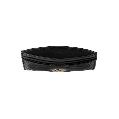 Gucci 26 Gg Marmont Card Holder Wallet - Black
