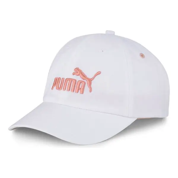 PUMA Essential Baseball Cap - White/pink