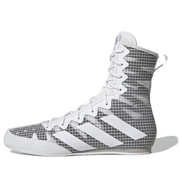 Adidas Box Hog 4 High Top Sneakers - Grey