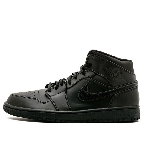 JORDAN 1 Mid White - Black