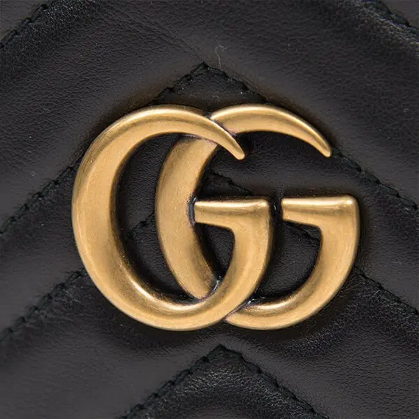 Gucci Gg Marmont Mini Bucket Bag - Black