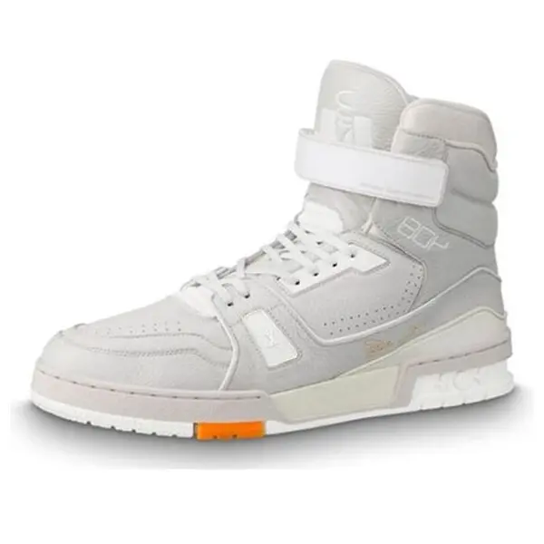 LOUIS VUITTON Trainer High Top Sneakers - Graywhite