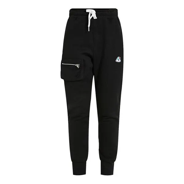 Nike Airmoji Ft Pant Wink Casual Breathable Sports Knit Long Pants - Black