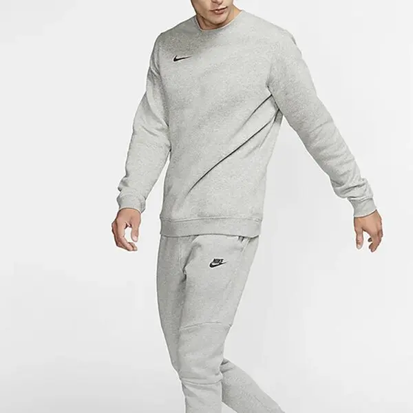 Nike Club Crew Polar Fleece Sweatshirt - Grey