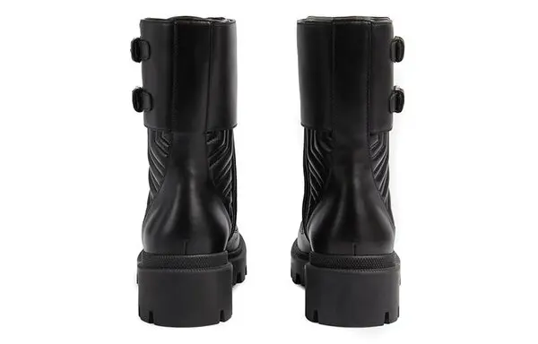 Gucci Frances Interlocking G Combat Boots