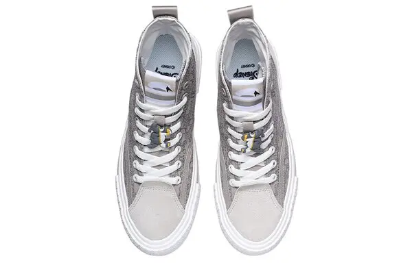 LI-NING X Disney Canvas High-top Sneakers
