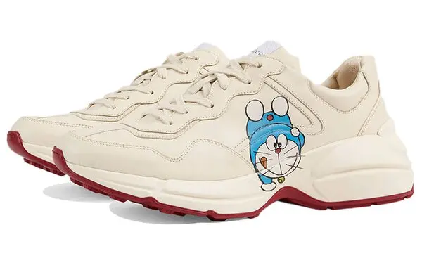 Gucci Doraemon X Rhyton Sneakers - White