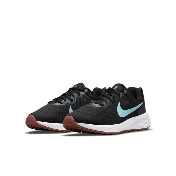 Nike Revolution 6 Low Top Sneakers - Black/white/blue