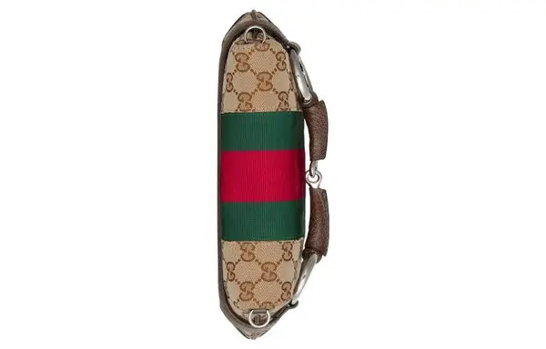 Gucci Horsebit Chain Small Shoulder Bag - Beige/ebony