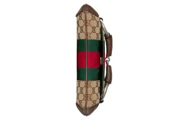 Gucci Horsebit Chain Small Shoulder Bag - Beige/ebony