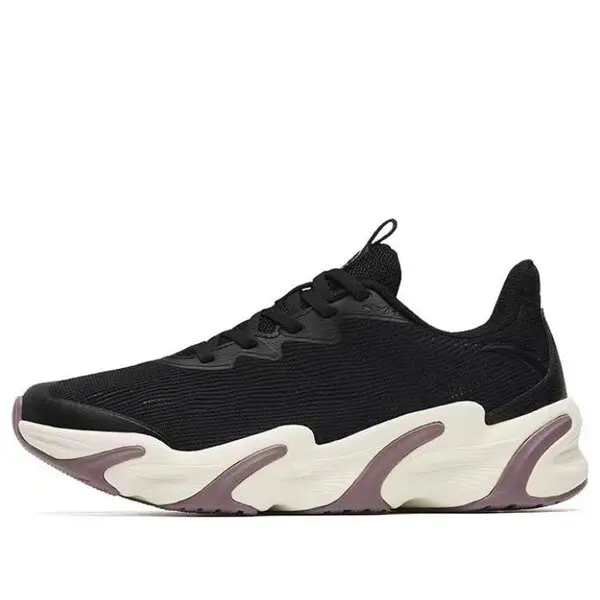 ANTA Nonstop Running Sneakers - Black/white/purple