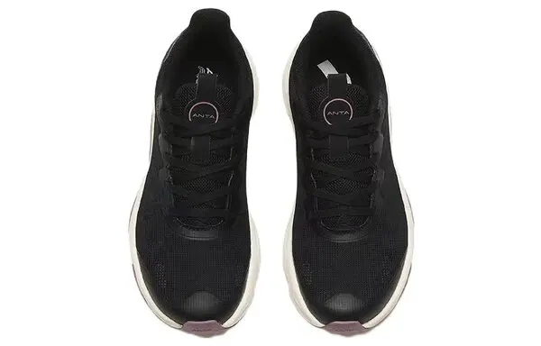 ANTA Nonstop Running Sneakers - Black/white/purple
