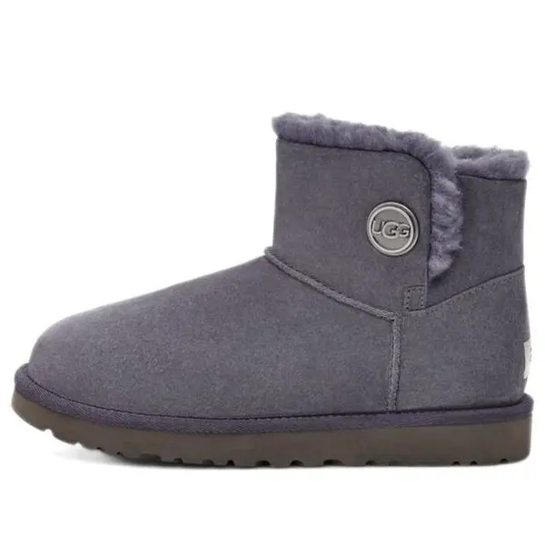 UGG Mini Bailey Snaps 'purple Grey