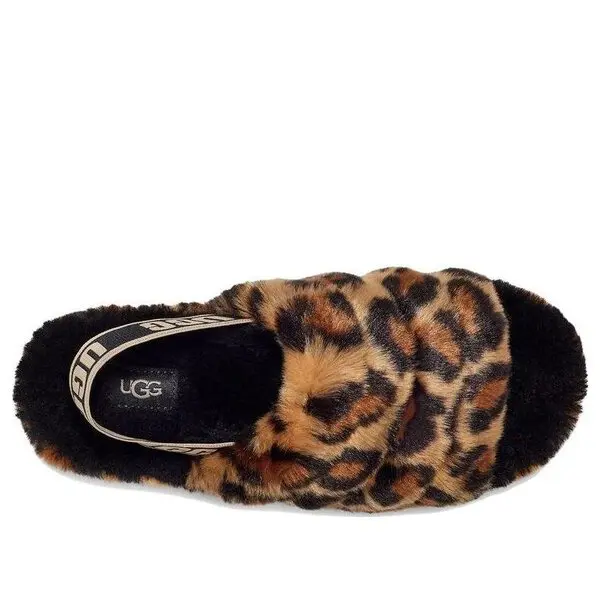 UGG Fluff Yeah Leopard Slides