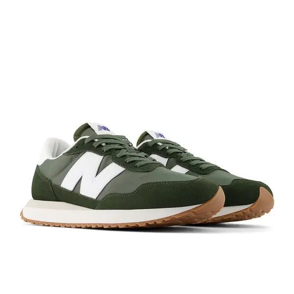 NEW BALANCE 237 Low Top Sneakers - Olive Green