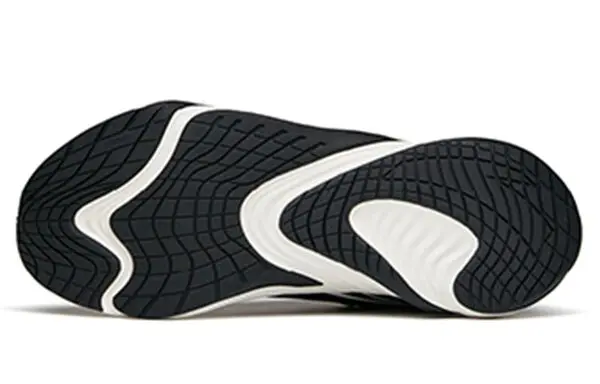ANTA Run Collection Fleeced Sneakers - Black/white