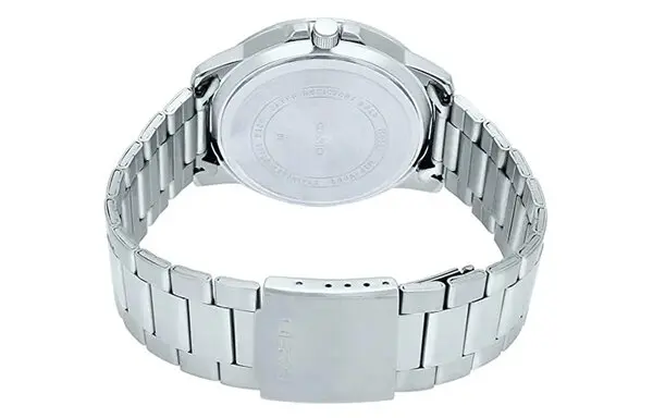 Casio Stainless Steel Strap Analog Watch - Silverblack