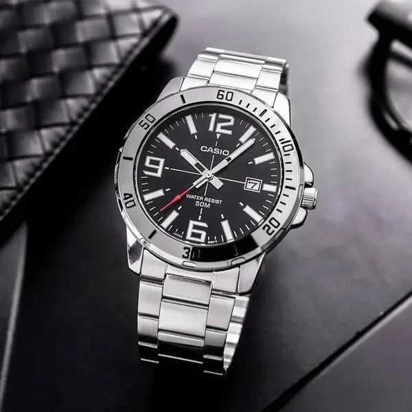 Casio Stainless Steel Strap Analog Watch