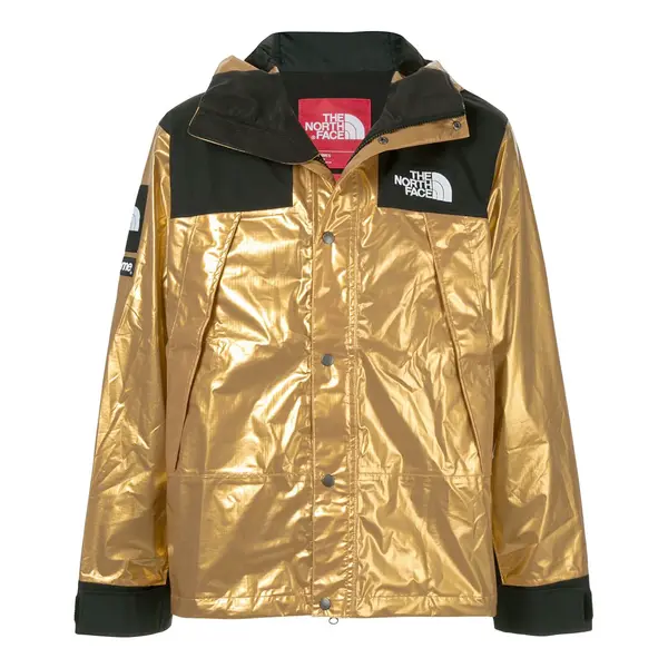 Supreme X The North Face Metallic Mountain Jacket - Black/gold