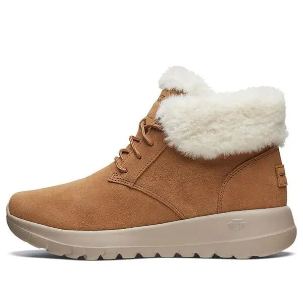 Sketchers On-the-go Joy Lush Lace-up Chukka Boots - Brown