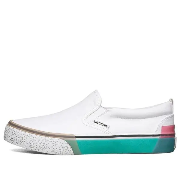 Sketchers Sparked Low-top Slip-on Sneakers - White