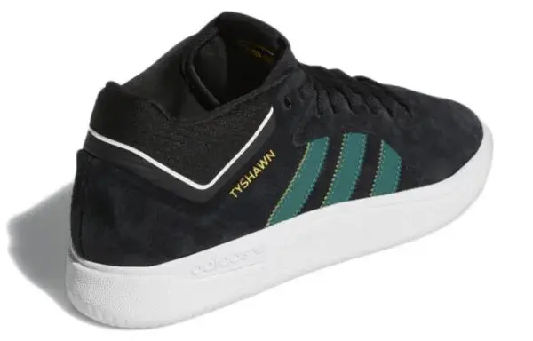 Adidas Tyshawn Mid Top Sneakers - Black/green