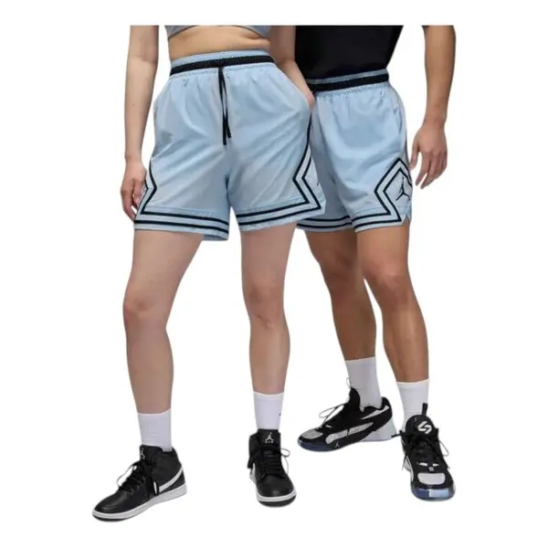 JORDAN Sport Dri-fit Woven Diamond Shorts - Celestine Blue/black/black