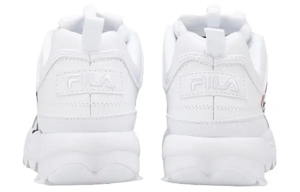 FILA Disruptor 2 Low Top Sneakers - White/black/red