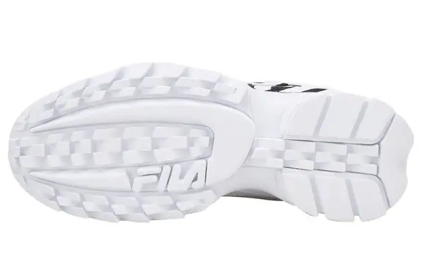 FILA Disruptor 2 Low Top Sneakers - White/black/red