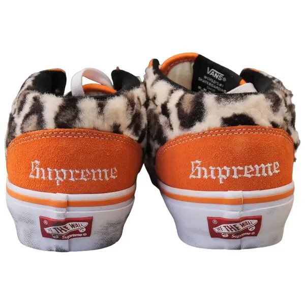 VANS Half Cab X Supreme "leopard Orange - Orange/white